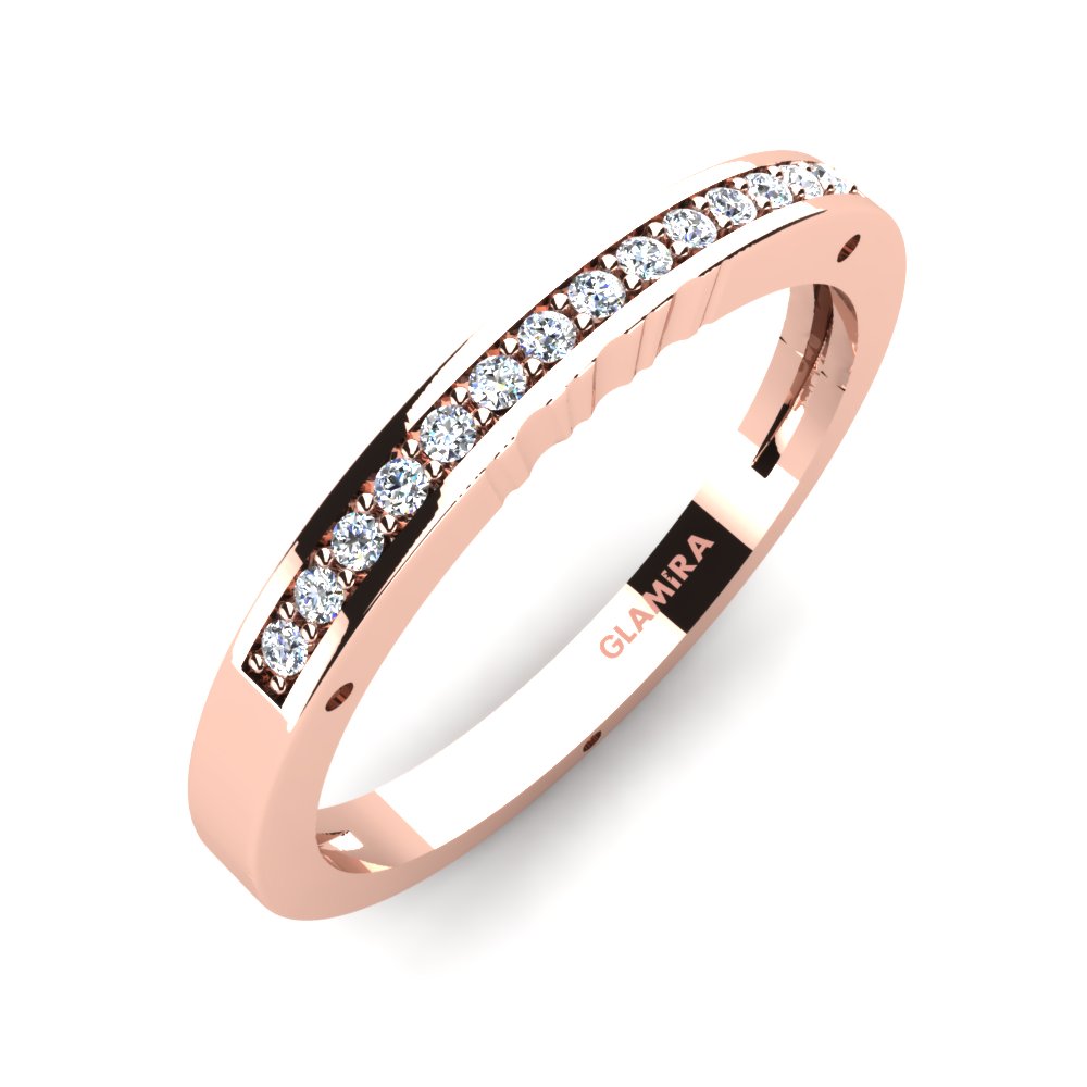 GLAMIRA Bridal Set Perfect Match Ring B in 0.084 Carat Round cut 9ct ...