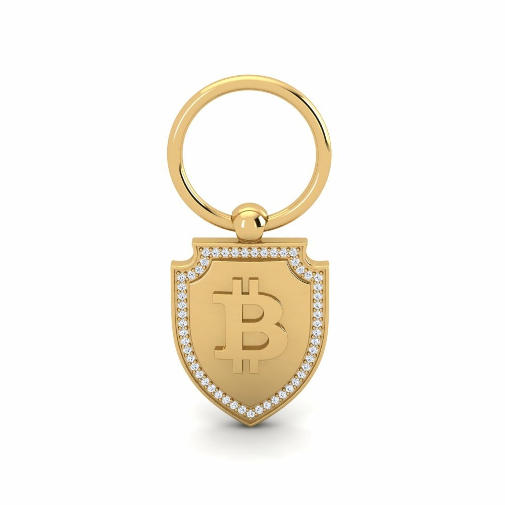 Achetez GLAMIRA Keyholder Afonso en Or Jaune 375 Diamant 0.53 Carats Ronde taillé | GLAMIRA.fr