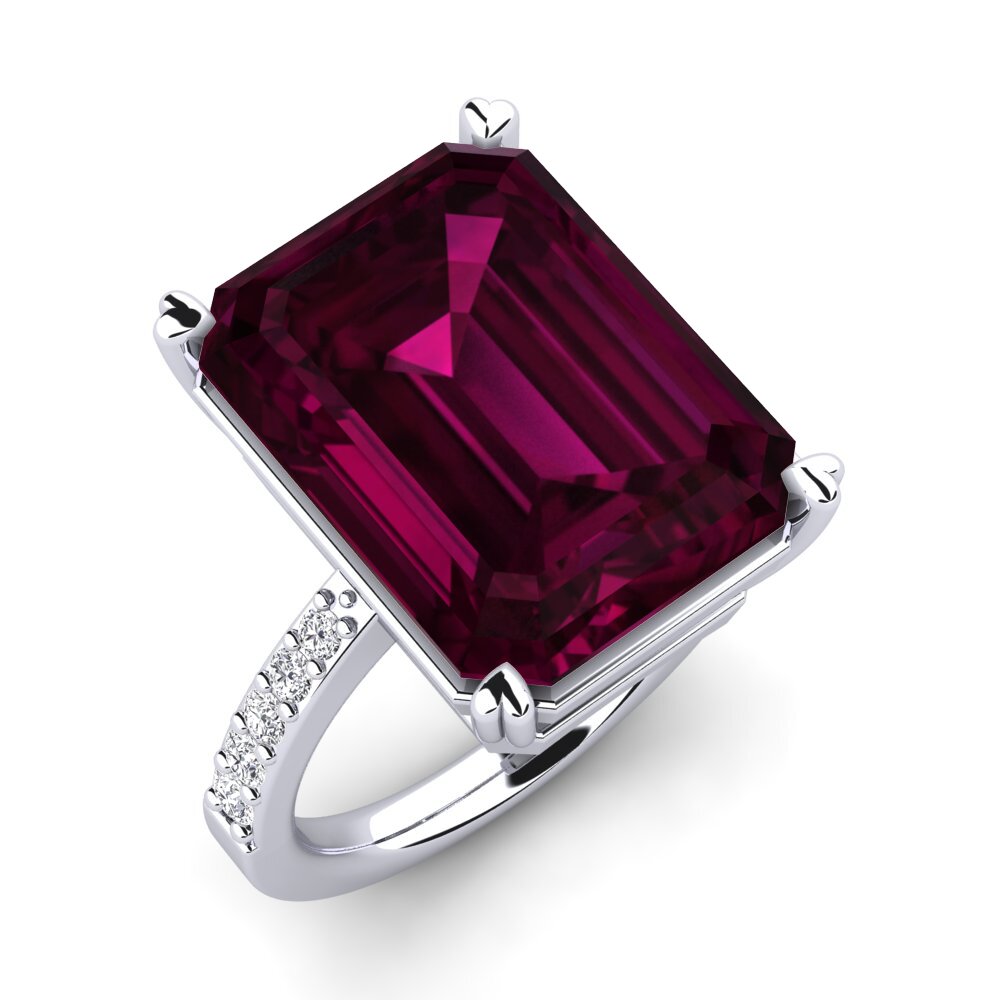 Pērc GLAMIRA Gredzens Darcie ar 12.6 Karāts Smaragda griezums griezuma ...