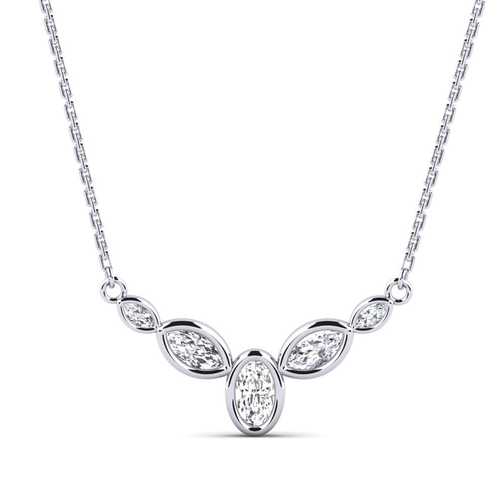 Koop Dames Hanger Defiant in 0.2 Karaat Ovaal geslepen 9K Wit ...