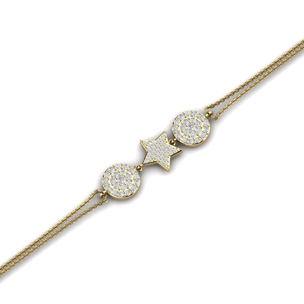 Pērc Sievietes rokassprādze Tawanna ar 0.61 Karāts Apaļš griezuma ...