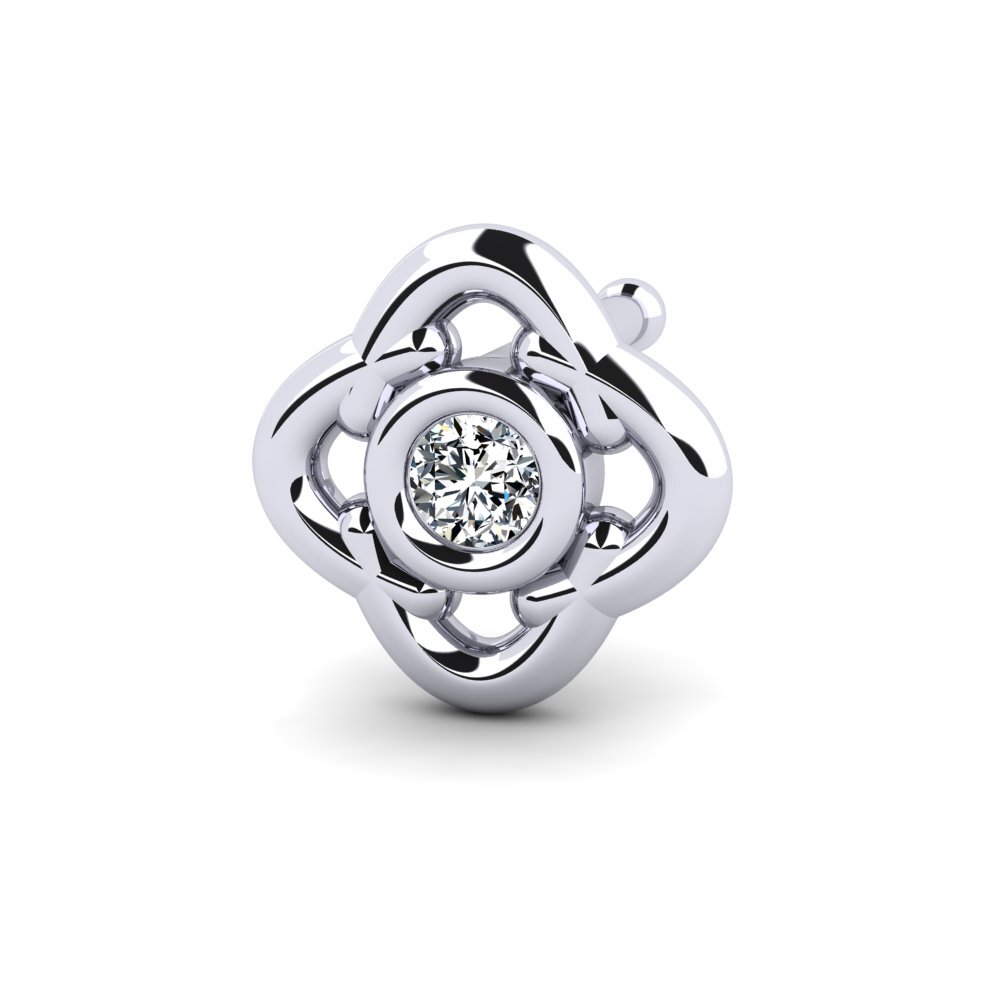 Compre GLAMIRA Piercing Nariz Awaldo en corte Redondo 0.015 Quilates ...