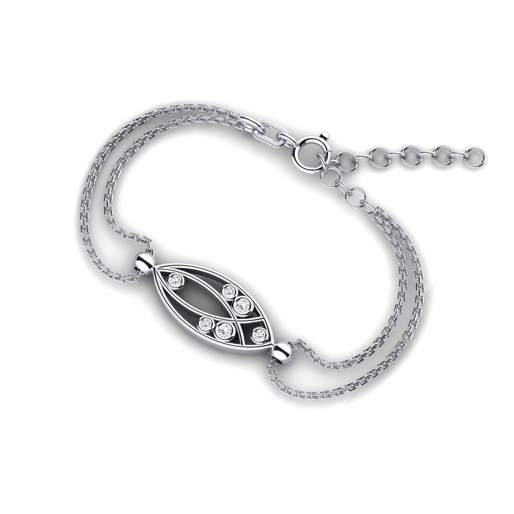 Compre Pulsera de Mujer Cosey en corte Redondo 0.062 Quilates 9k Oro ...