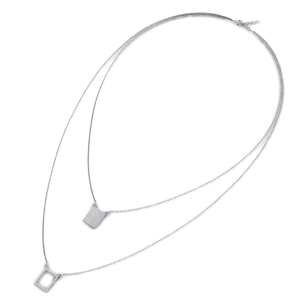 Kaufen Sie Damen halskette Trachea mit 0.256 Karat Labor-gezüchteter ...