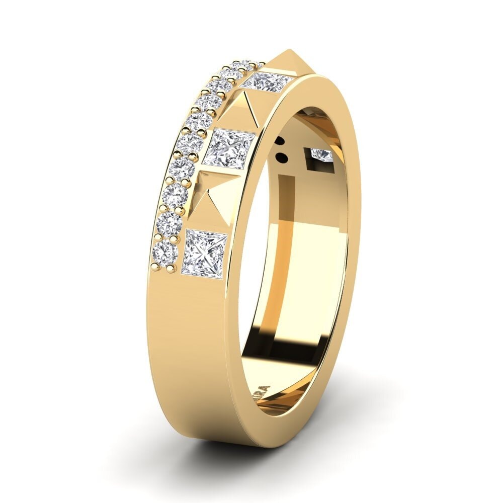 Order 1 Carat Princess cut Yellow Gold Lab Grown Diamond GLAMIRA Men's ...